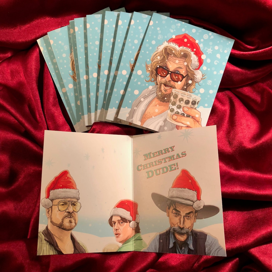10 PACK DUDE CHRISTMAS Cards - Etsy