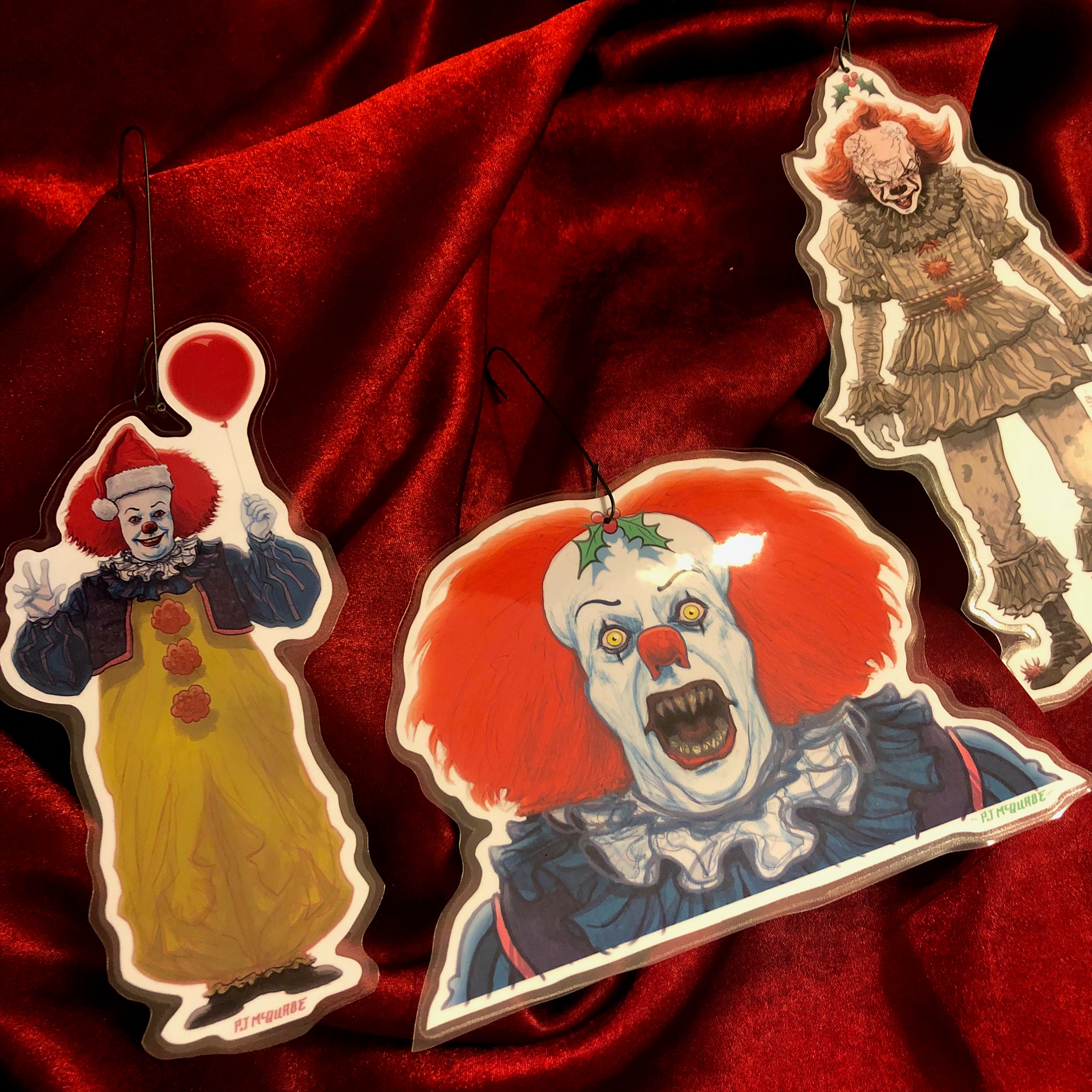 Pennywise CHRISTMAS ORNAMENT 3 Pack | Etsy