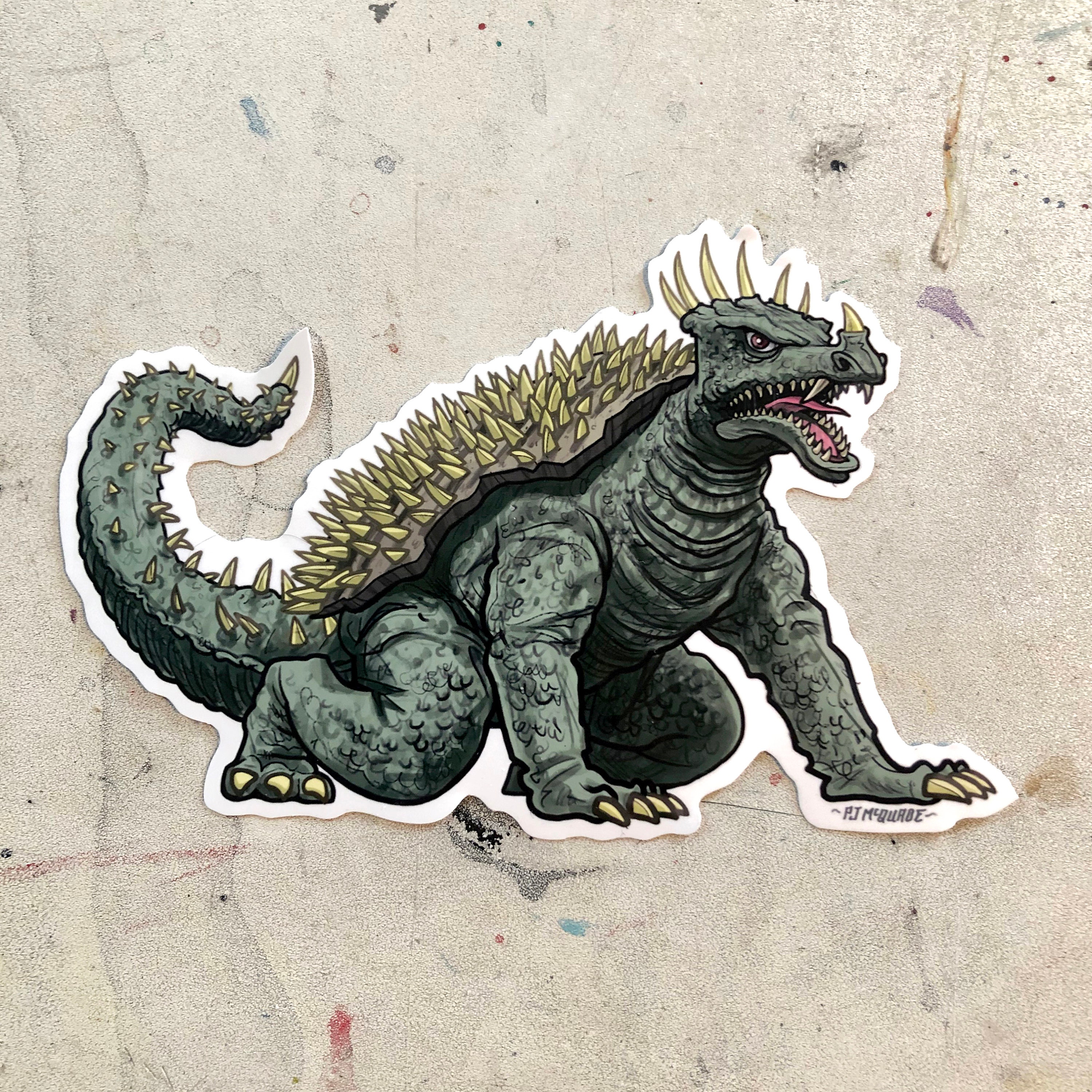 Godzilla And Anguirus Drawings