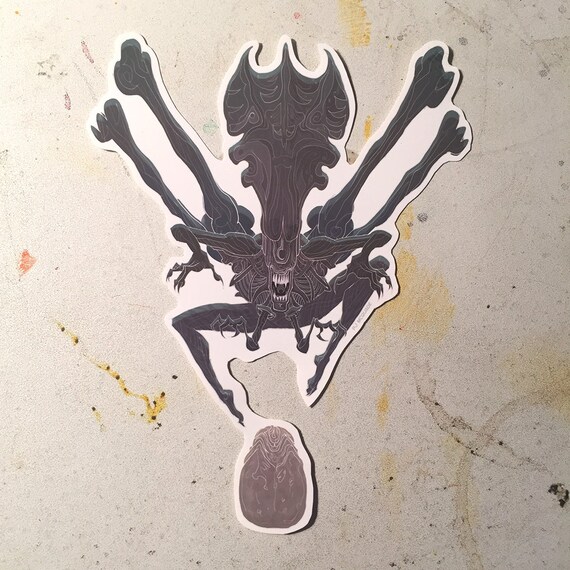 QUEEN ALIEN Xenomorph Waterproof STICKER - Etsy