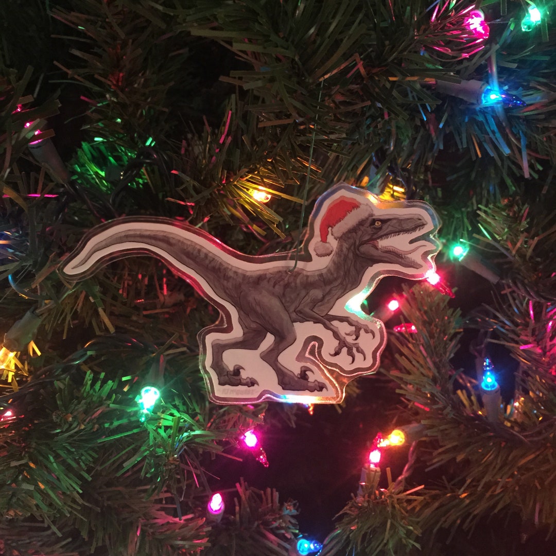 VELOCIRAPTOR Christmas ORNAMENT - Etsy