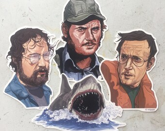Jaws Sticker Pack - Etsy