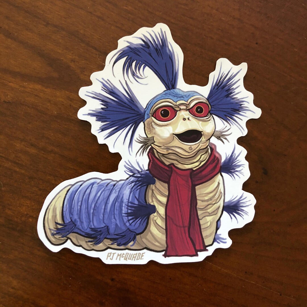 William the WORM Waterproof STICKER - Etsy