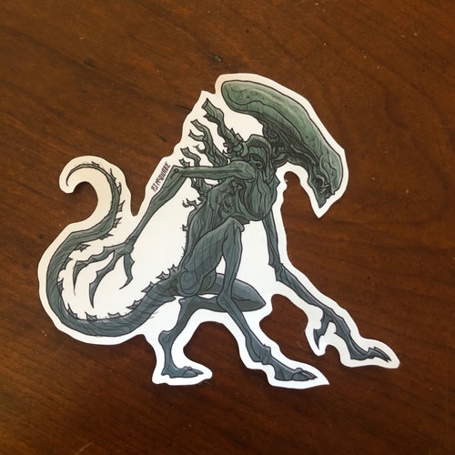 Xenomorph Sticker Pack Alien Pet Stickers Brainblips - Etsy UK