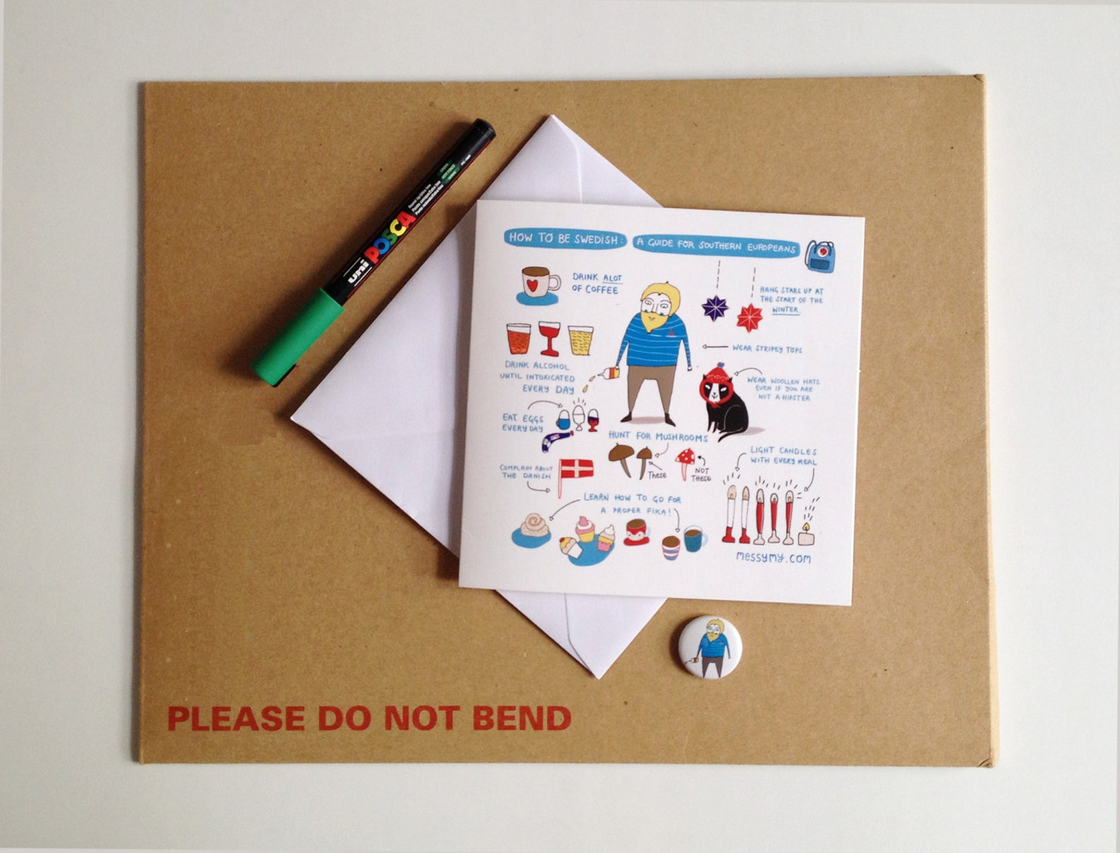 How to Be Swedish - a Greeting Card by Messy My - Sweden, Scandanavia ...