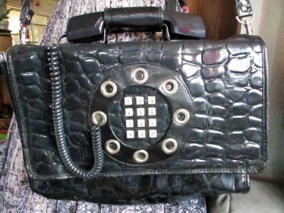 1960's very large briefcase with working phone - Gem