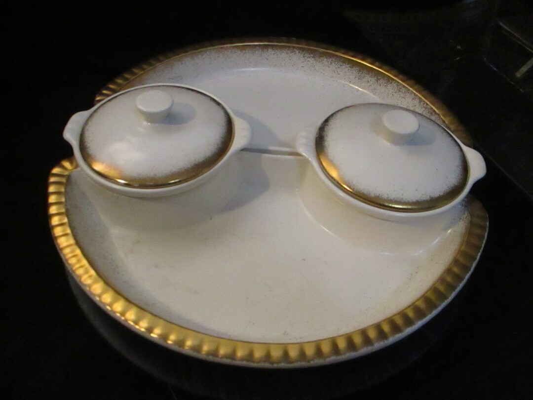 1950s Lazy Susan Serving Set Northington Pottery. Made in the - Etsy