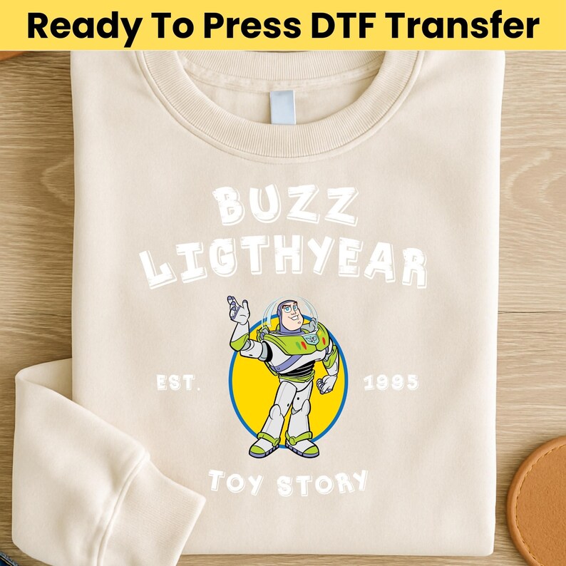 Buzz Lightyear DTF Transfer: Toy Story Disneyland Shirt - Etsy