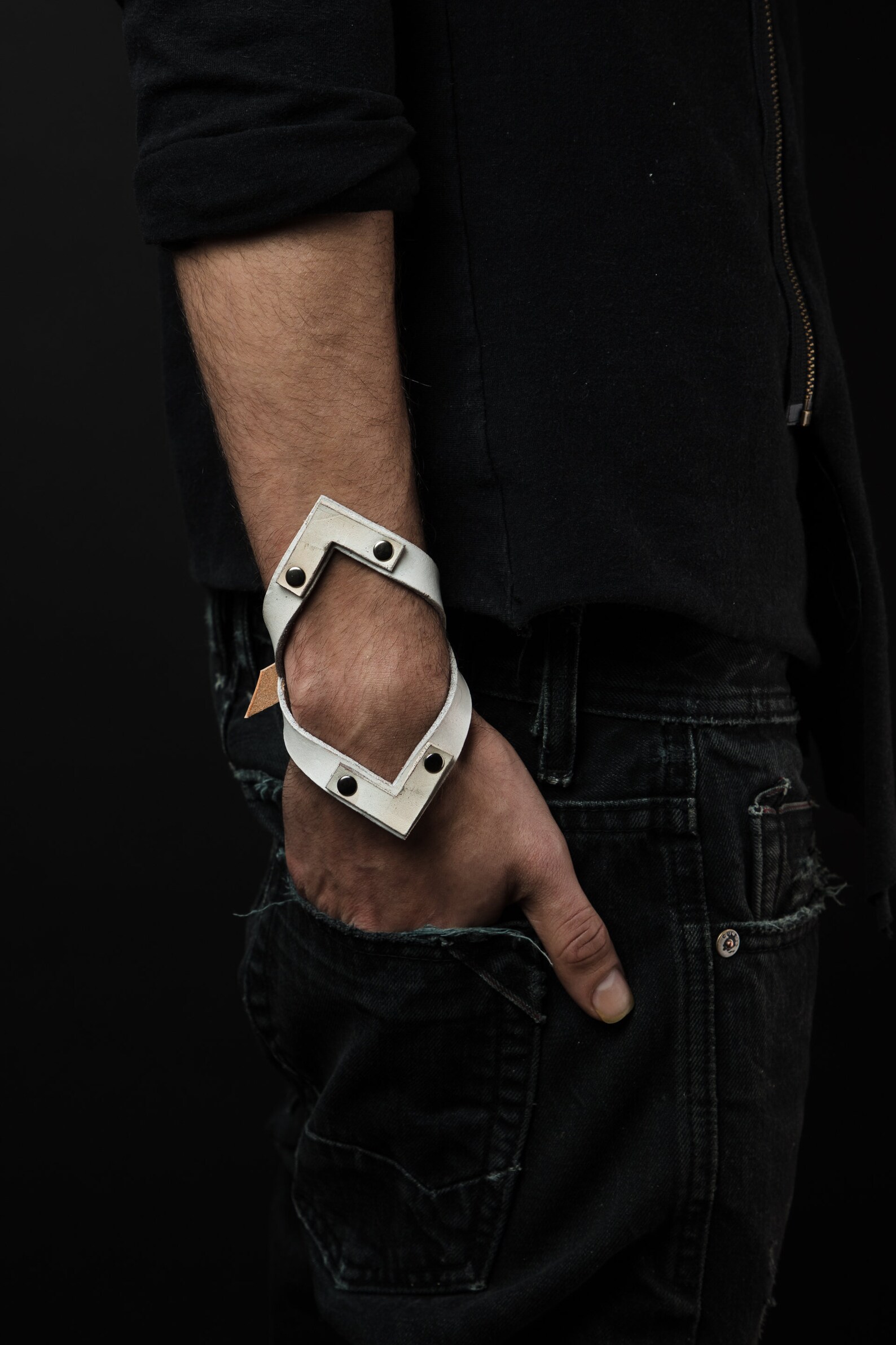 Hishigata diamond Shape Leather Bracelets - Etsy