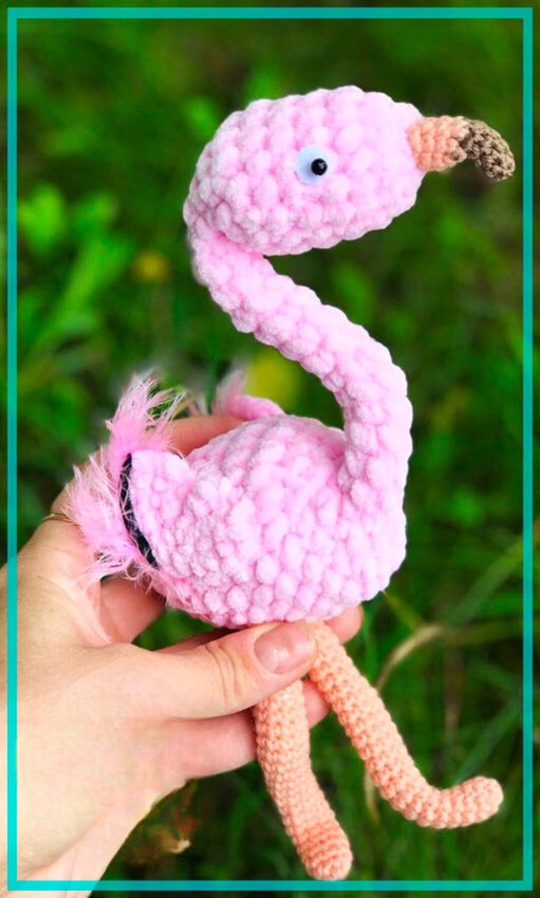 Crochet Flamingo Amigurumi Pattern: Beginner Friendly DIY Toy (PDF ...