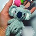 Crochet Koala Keychain Pattern: Amigurumi DIY Tutorial (PDF Pattern - Etsy