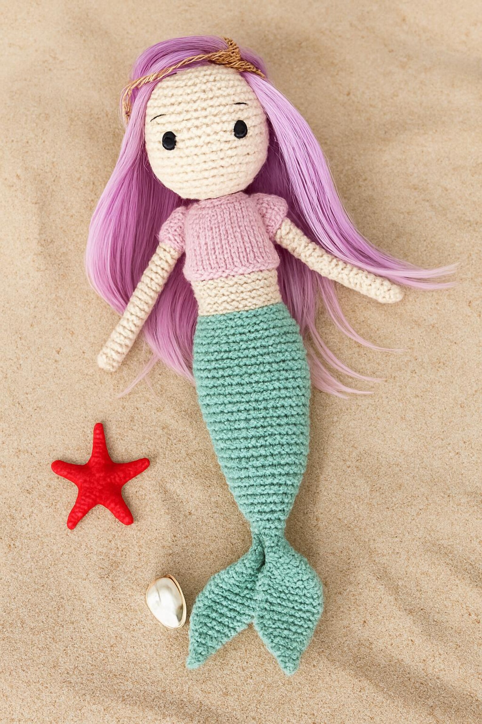 Crochet Mermaid Amigurumi Pattern: DIY Toy Tutorial (PDF Download - Etsy