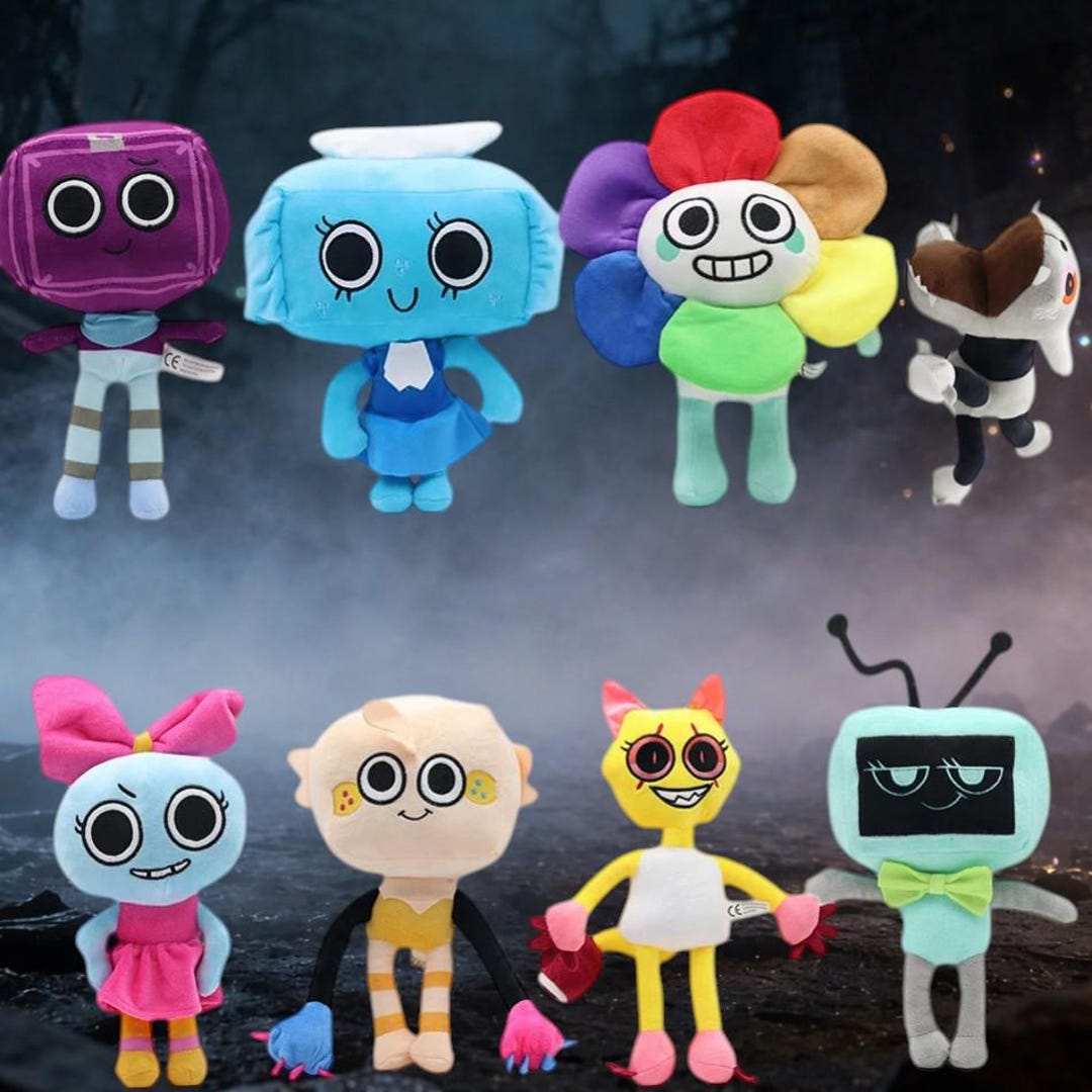 8PCS Dandy’s World Plush Set – Dandy, Goob, Pebble, Scrap, Tishy ...