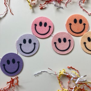 Smile Face Garland - Felt Smile Happy Face Garland - Etsy
