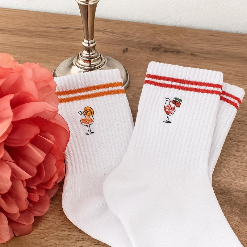 Aperol spritz socken - Etsy.de
