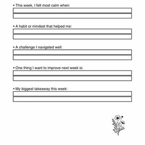 Mind Reset Journal Printable | 30-day Mental Health & Anxiety Workbook ...