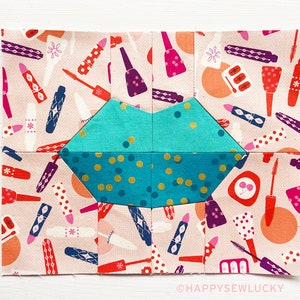 Y-seam Lips PDF Pattern - Etsy