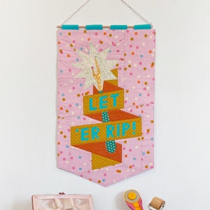 LET 'ER RIP! Banner Pdf Pattern - Etsy