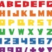 Inline Alphabet PDF FPP Pattern - Etsy