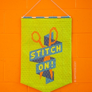 STITCH ON! Banner PDF Pattern - Etsy