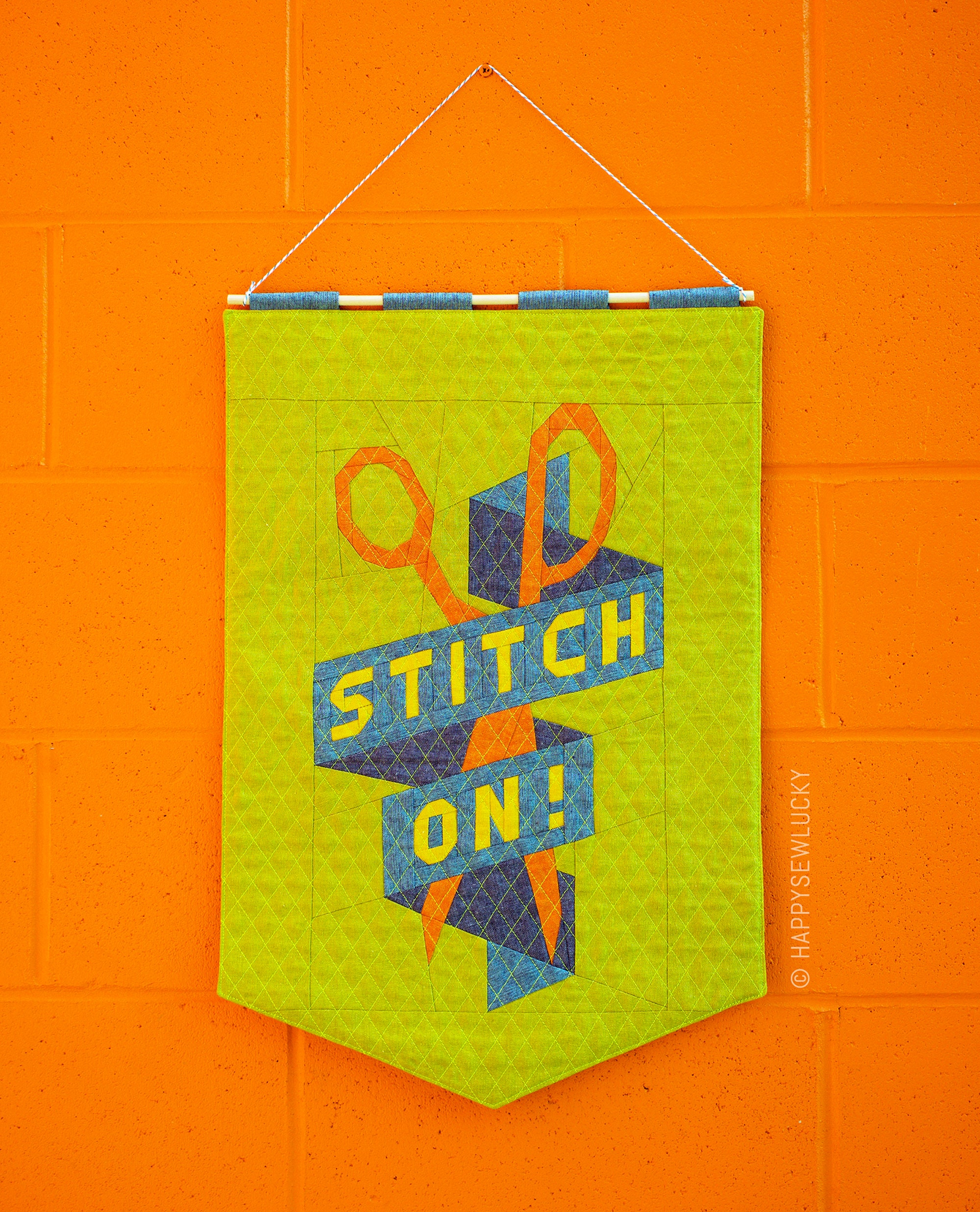 STITCH ON Banner PDF Pattern - Etsy UK