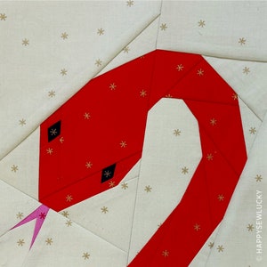 SNAKE Block PDF Pattern - Etsy