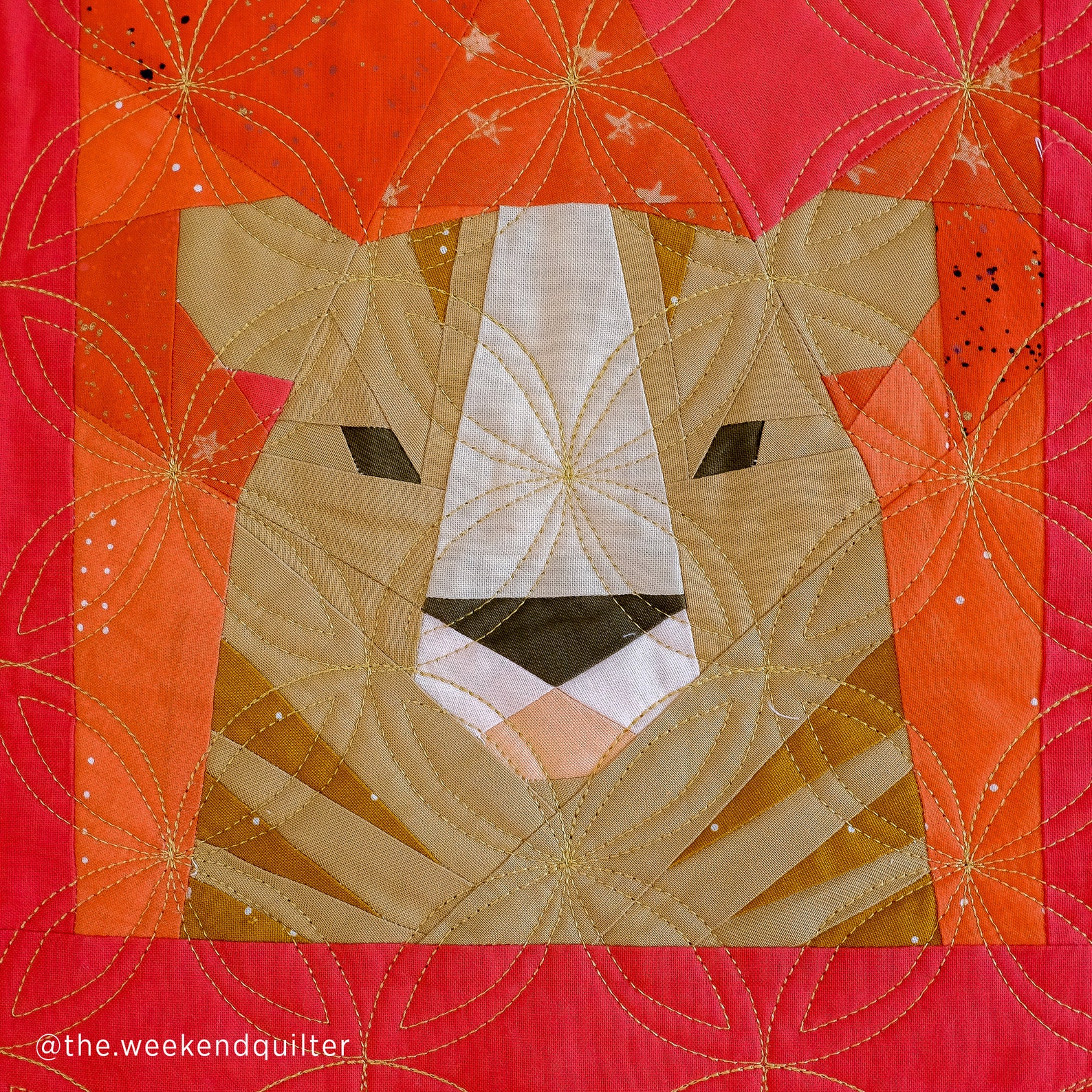 TIGER Block PDF Pattern - Etsy