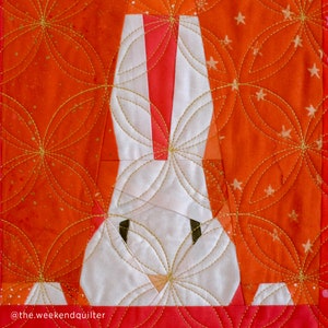 BUNNY Quilt Block - Etsy