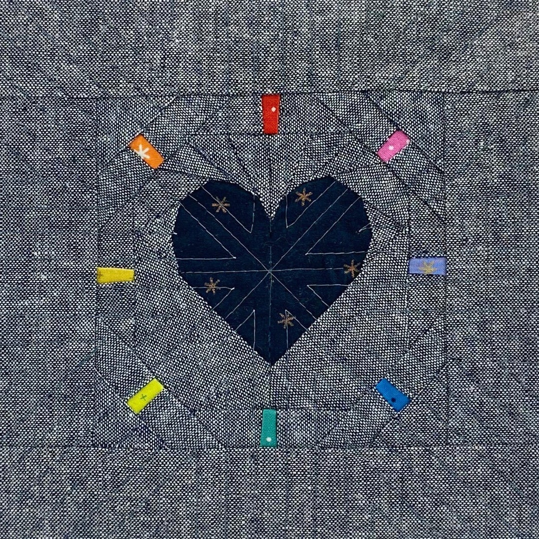 LOVE BURST Block PDF Pattern - Etsy