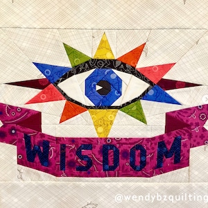 WISDOM Tattoo Quilt PDF Pattern - Etsy