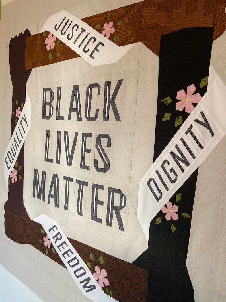 BLACK LIVES MATTER Quilt Pattern (pdf) - Etsy