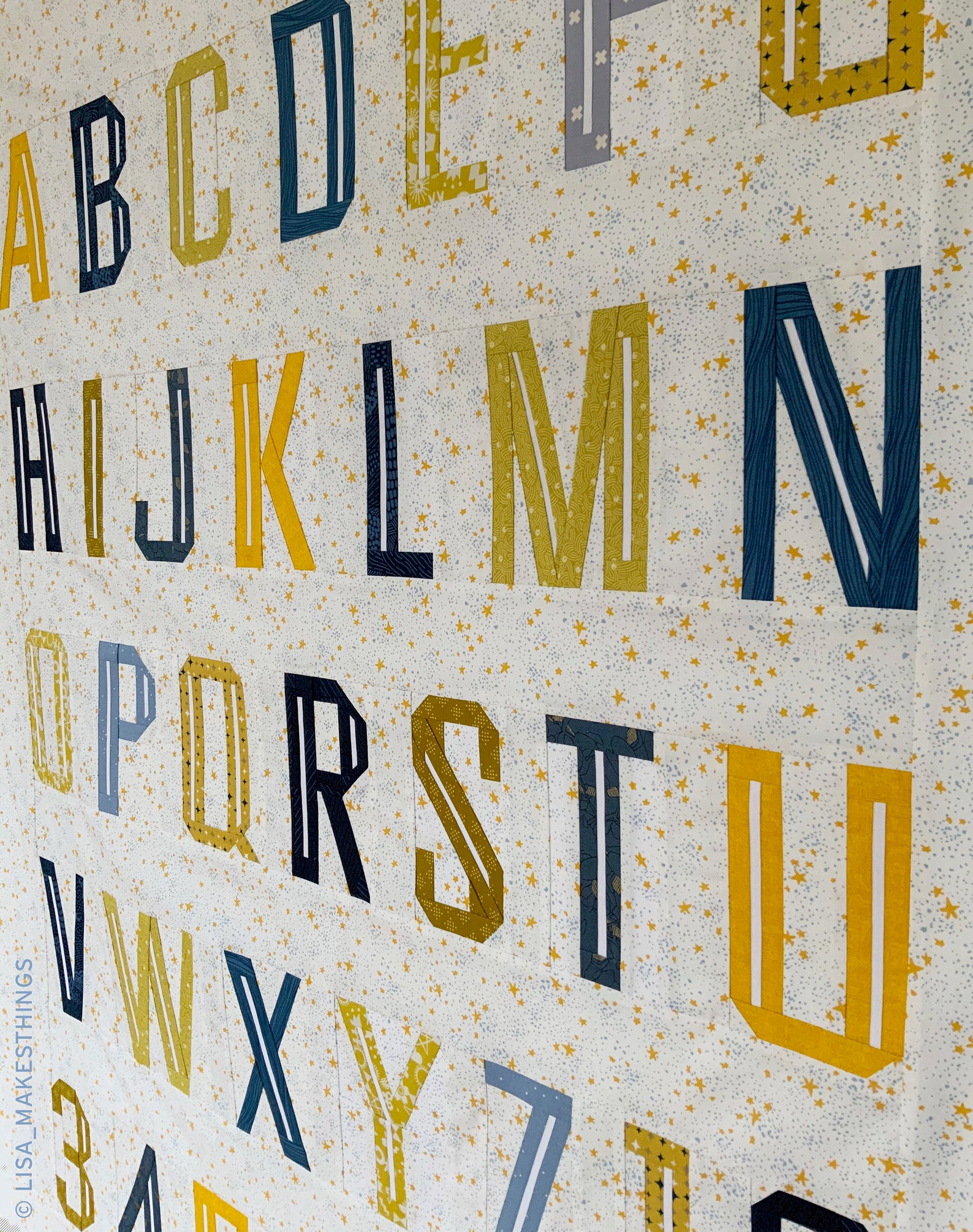 Inline Alphabet PDF FPP Pattern - Etsy Canada