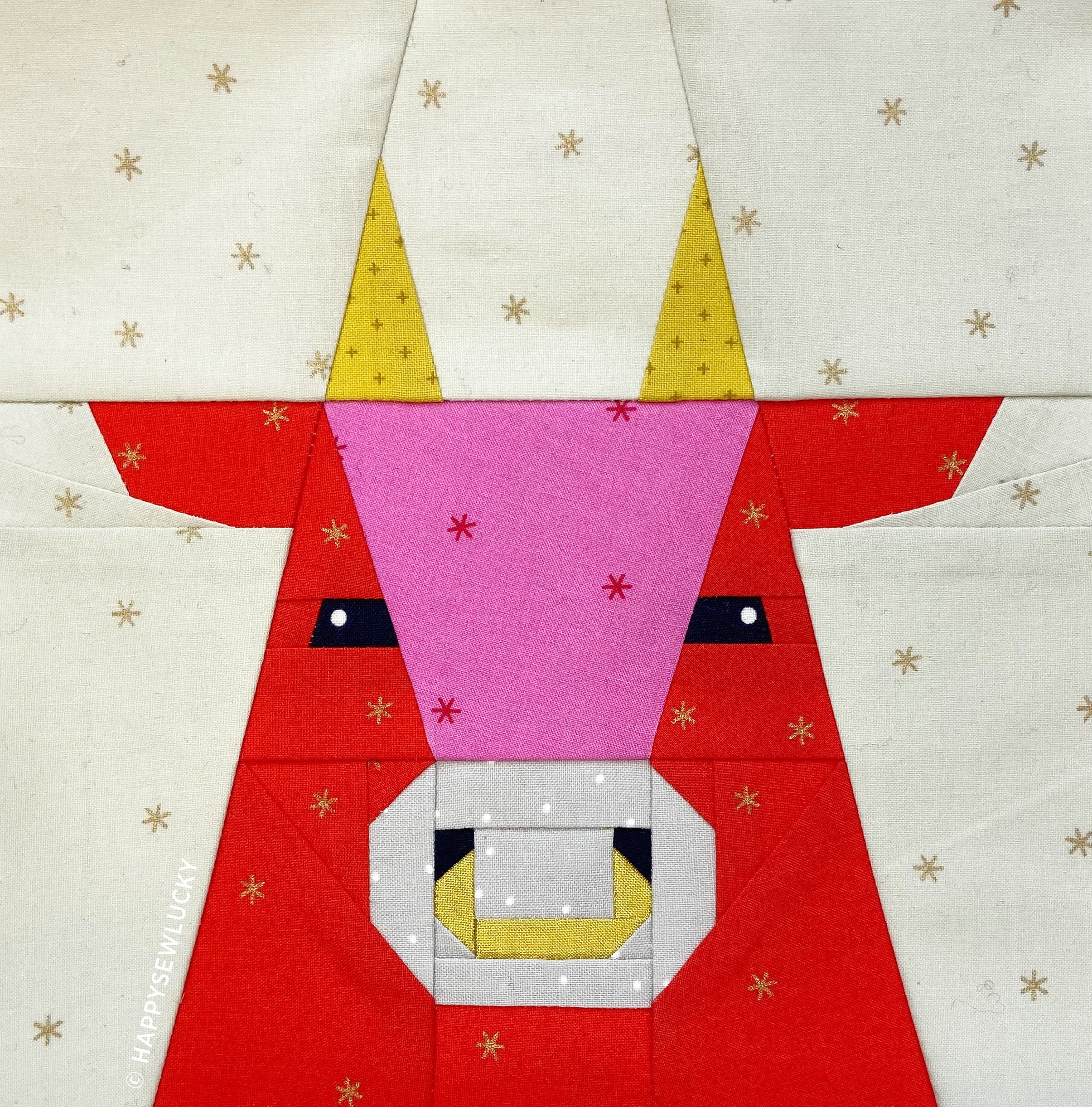 OX Block PDF Pattern - Etsy Australia