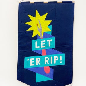 LET 'ER RIP! Banner Pdf Pattern - Etsy