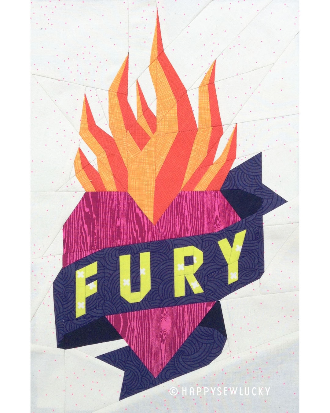 FURY Tattoo Quilt PDF Pattern - Etsy