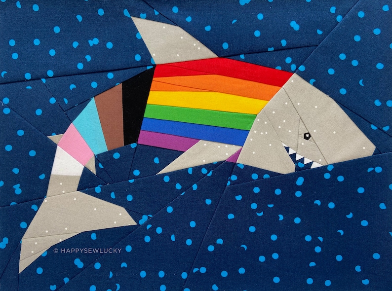 Progress Shark PDF Pattern - Etsy