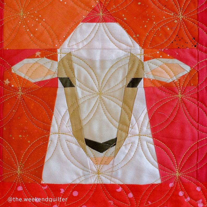 SHEEP Block PDF Pattern - Etsy