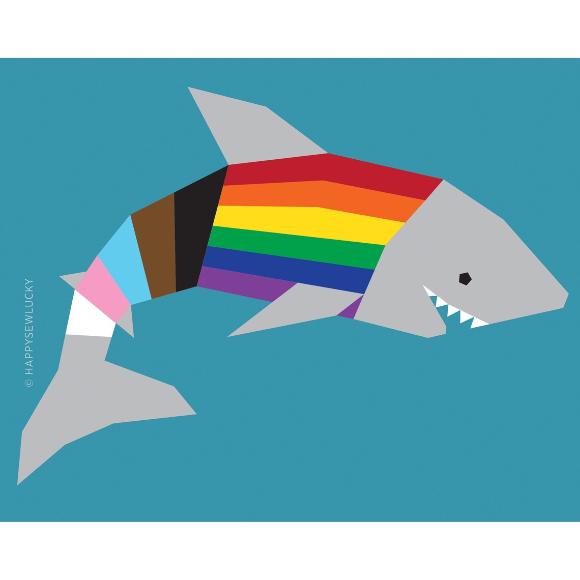 Progress Shark PDF Pattern - Etsy