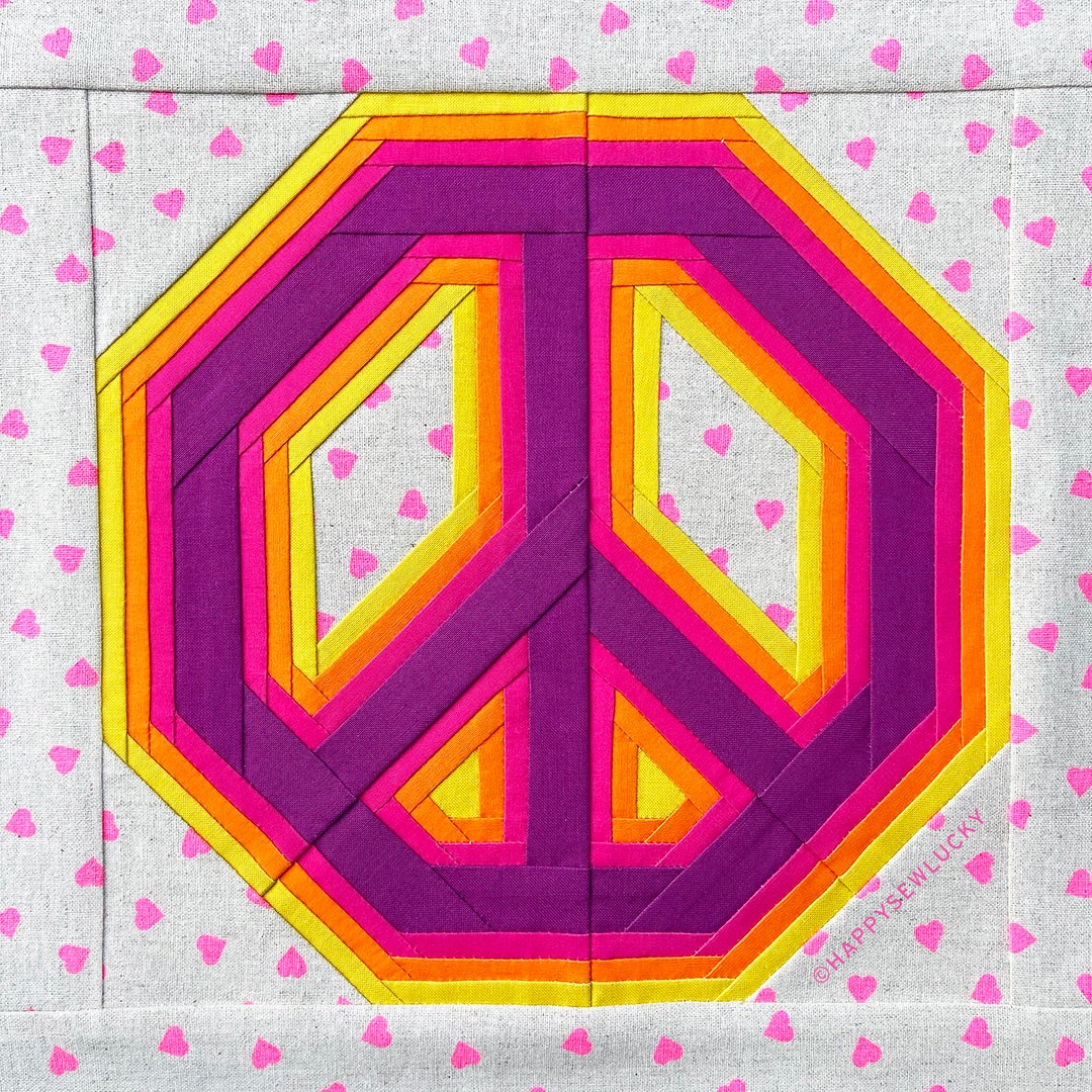 Radiating Peace FPP Block Pattern - Etsy