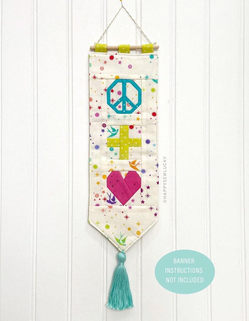 Peace + Love FPP PDF Pattern - Etsy