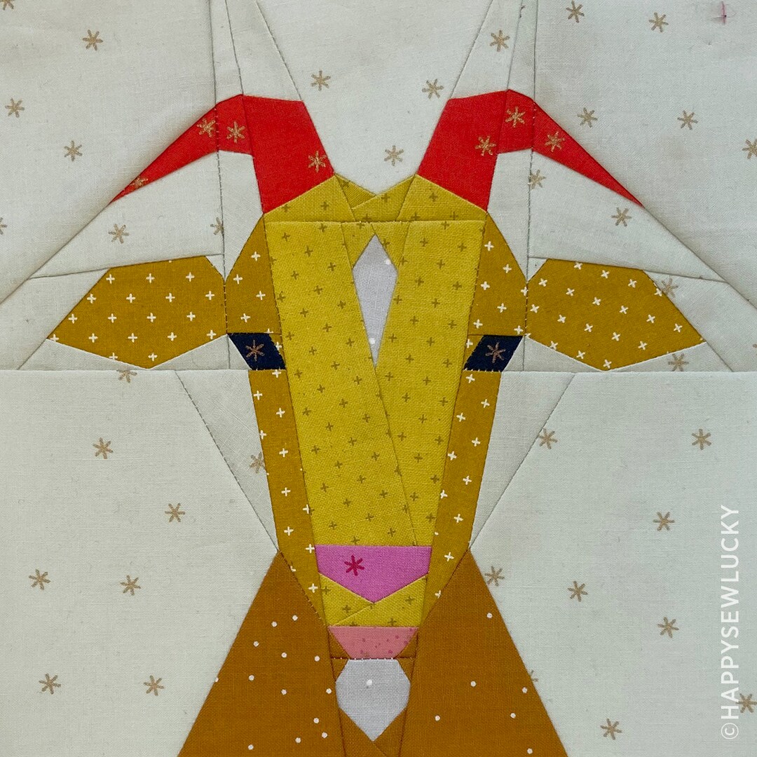 GOAT Block PDF Pattern - Etsy