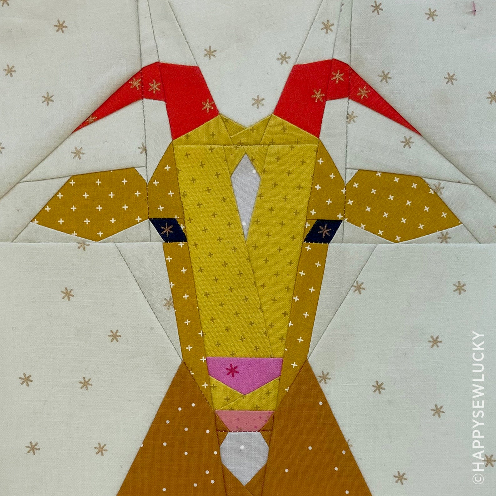 GOAT Block PDF Pattern - Etsy