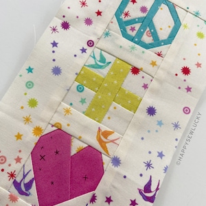 Peace + Love FPP PDF Pattern - Etsy