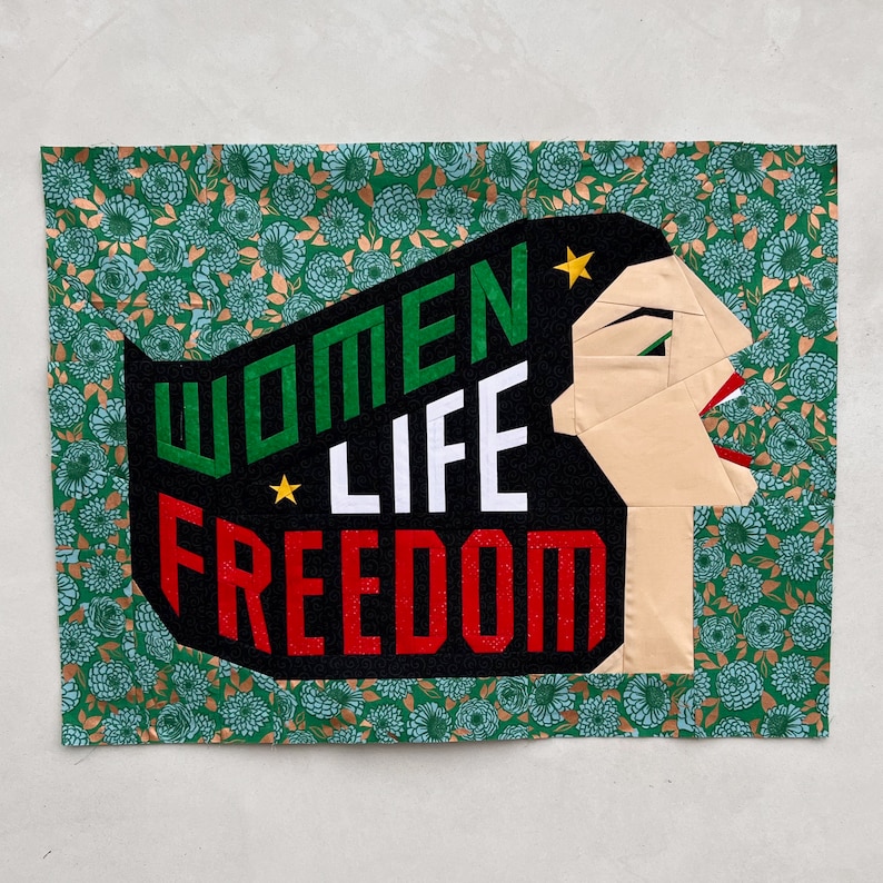 Women Life Freedom PDF Block Pattern - Etsy