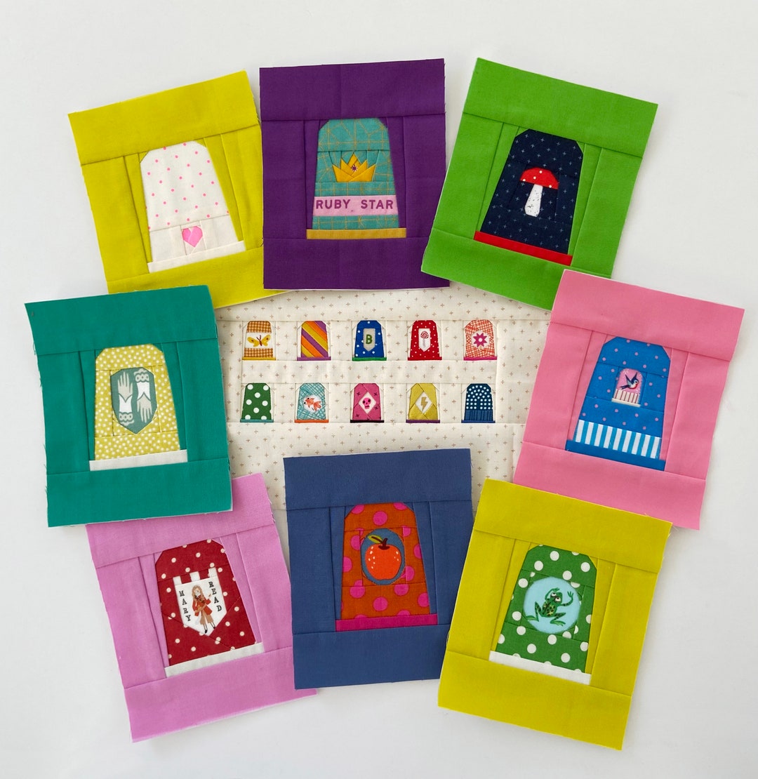 Fussy Cut THIMBLES Pdf Pattern - Etsy