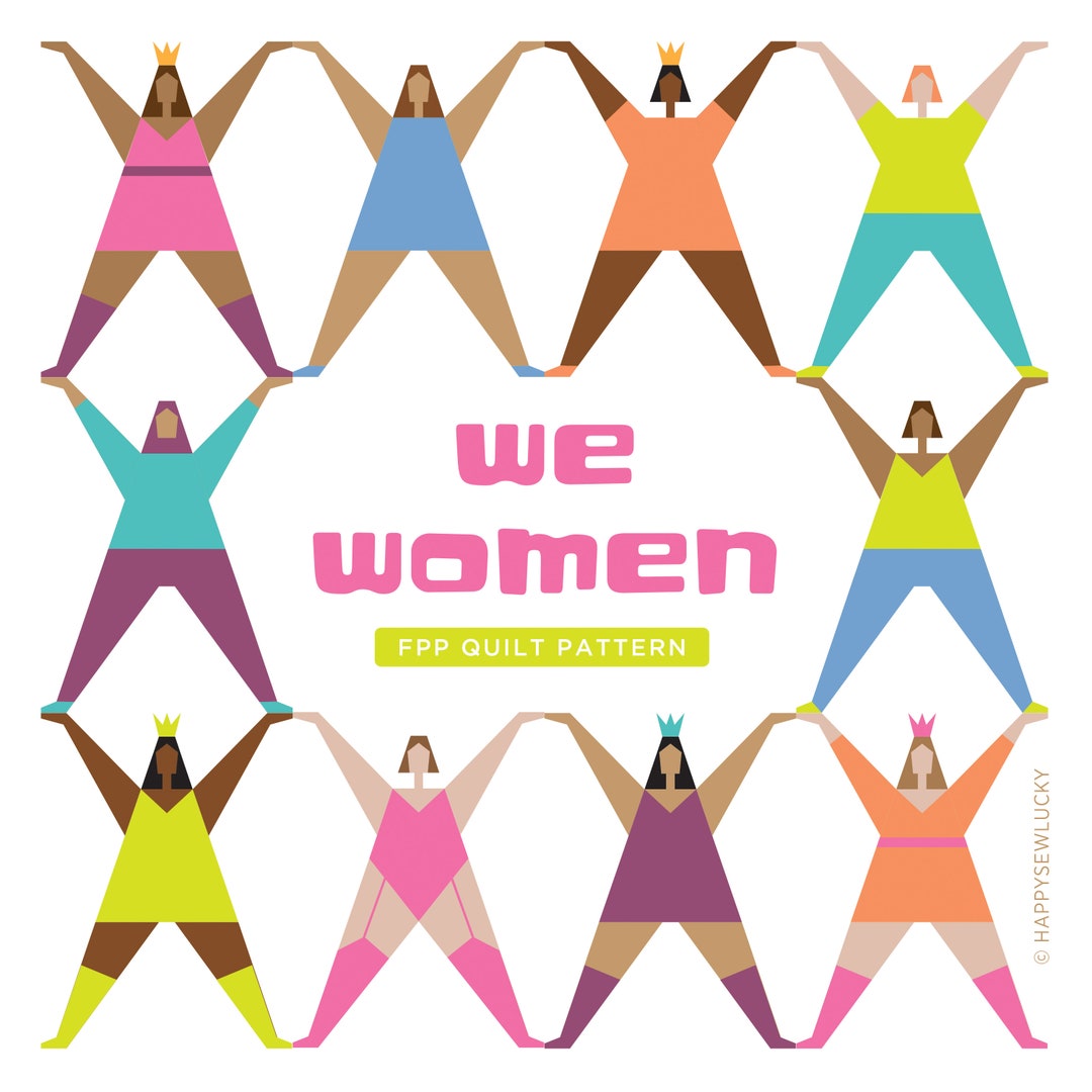 We Women FPP Pdf Quilt Block Pattern - Etsy