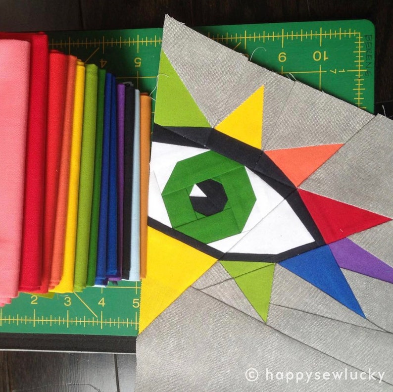 WISDOM tattoo quilt PDF pattern | Etsy