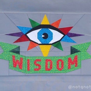 WISDOM Tattoo Quilt PDF Pattern - Etsy