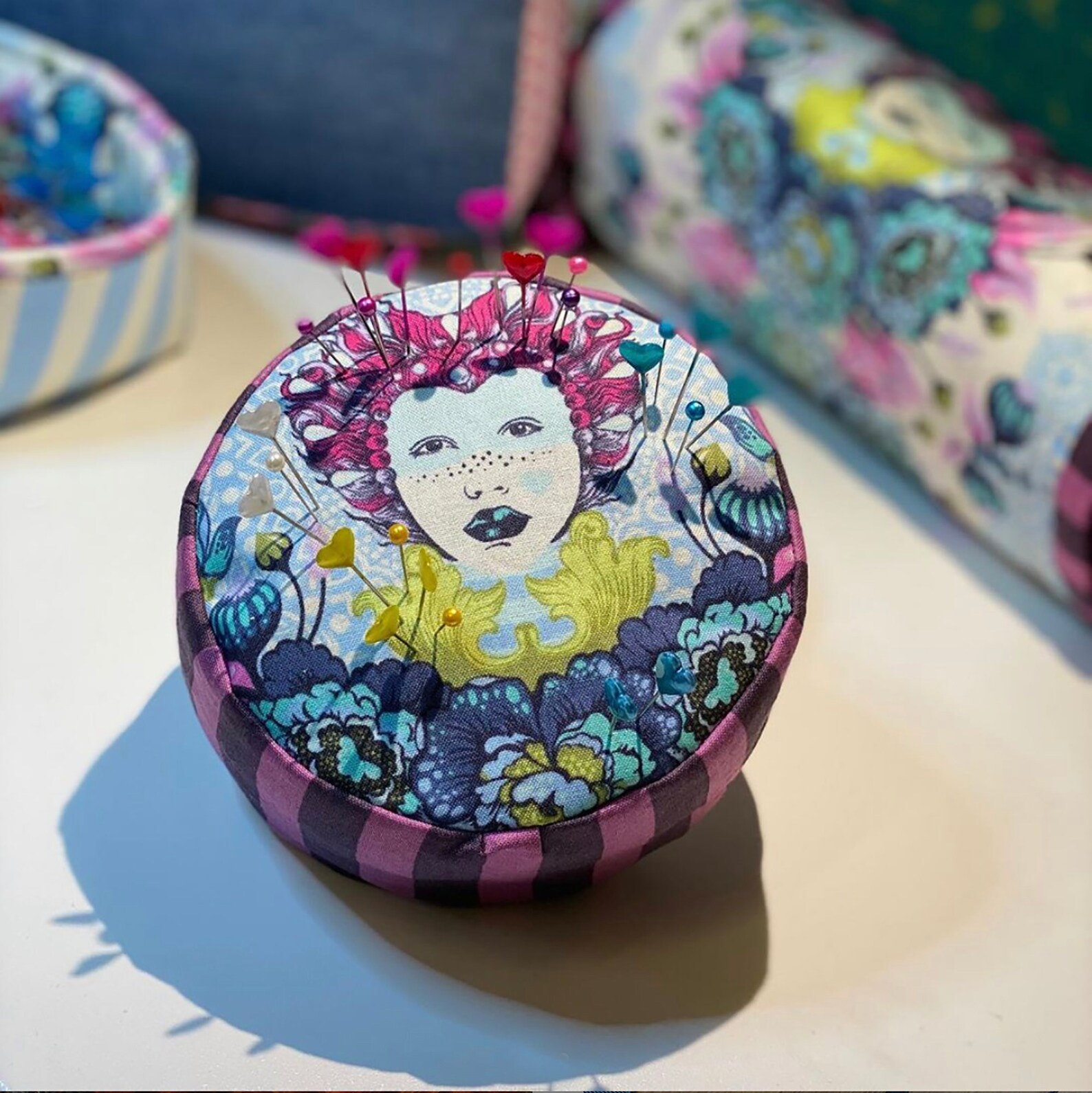 Round Pin Cushion PDF Pattern - Etsy Australia