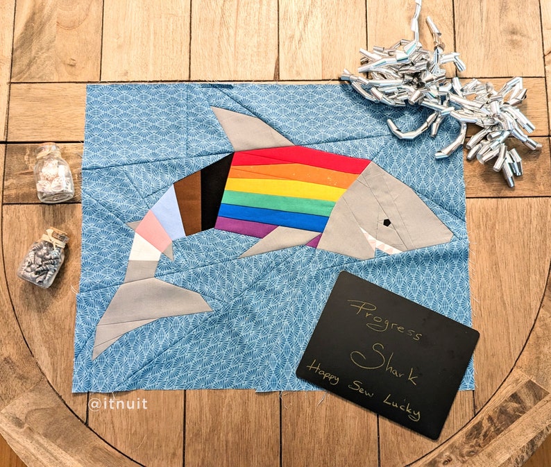Progress Shark PDF Pattern - Etsy